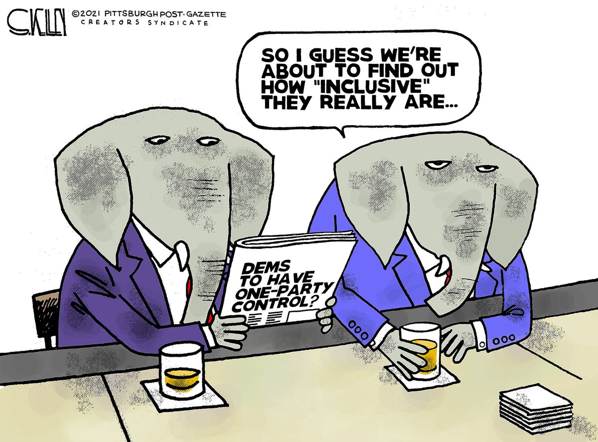 Political Cartoon U.S. GOP Democrats senate | The Week