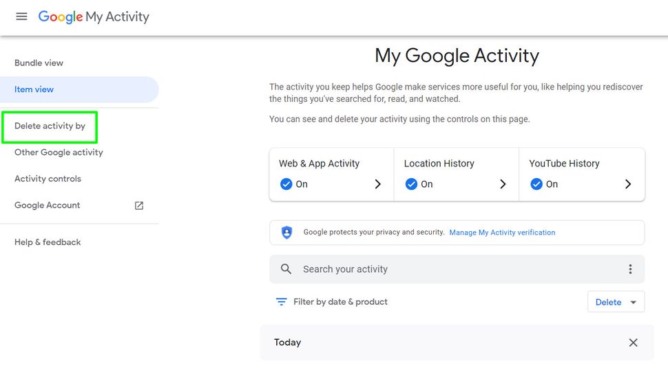 How to delete Google Search history | Tom's Guide