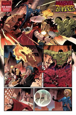Marvel Zombies returns with a new R-rated Red Band comic: "This is a ...
