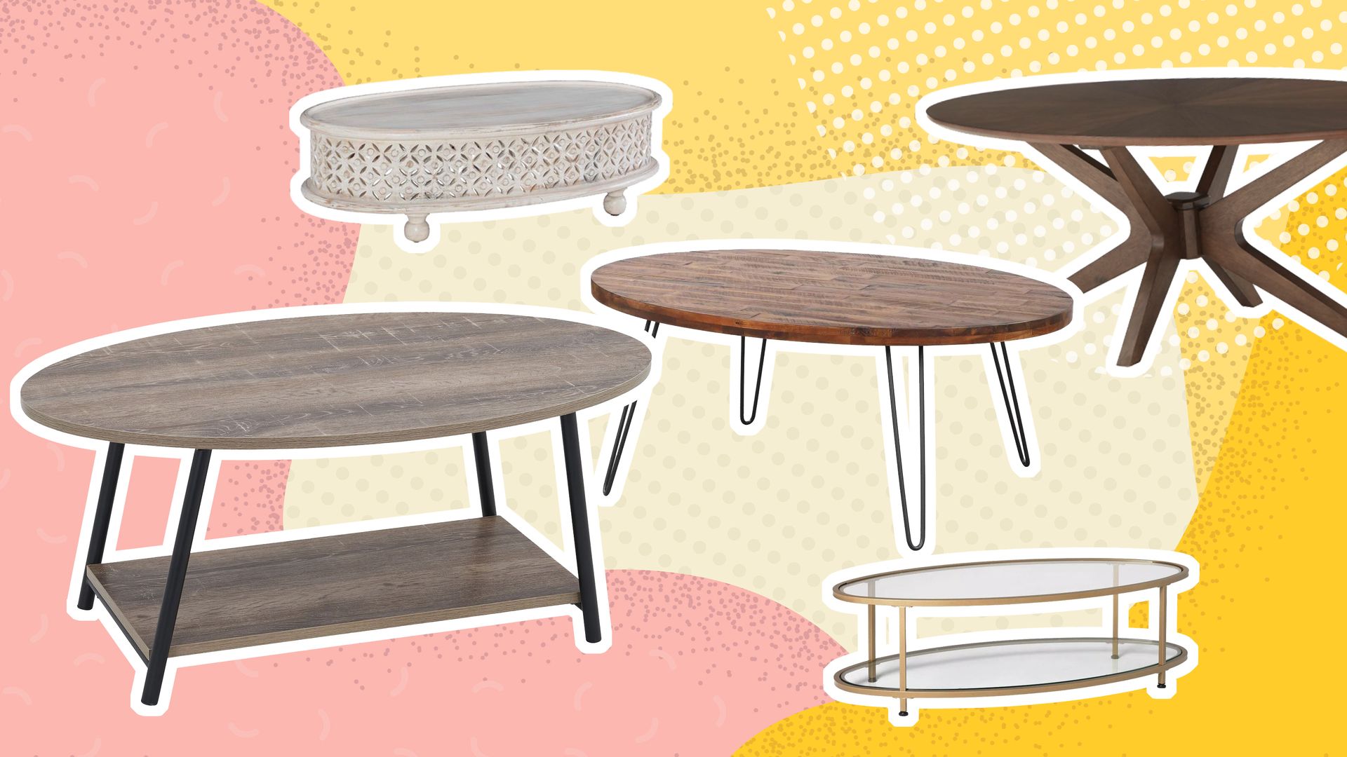 Oval coffee tables that'll bring practical elegance to your living room ...