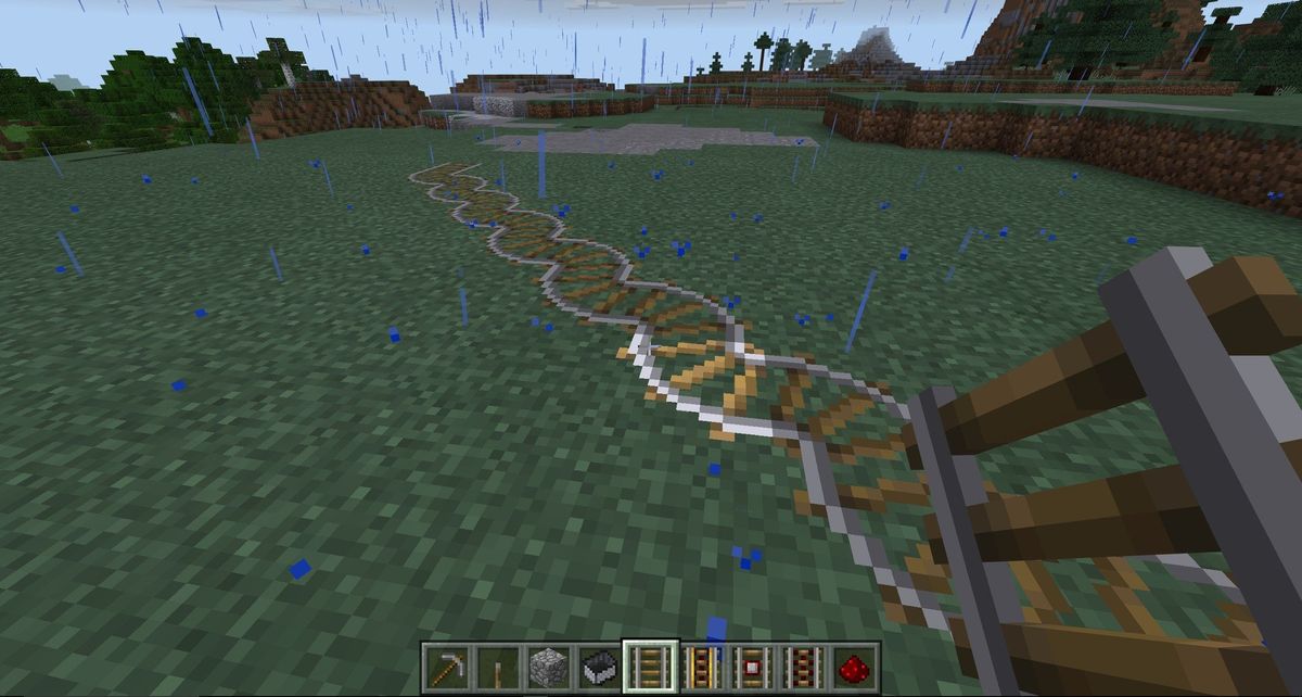 Beginner's guide to rails and minecarts in Minecraft: Windows 10 and ...