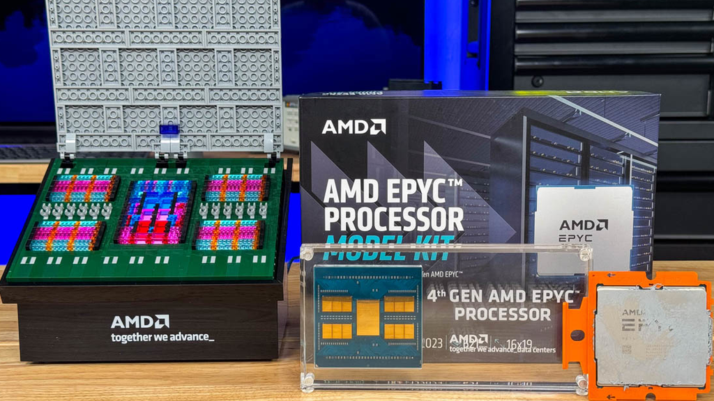 AMD has a limited edition 4th Generation EPYC Genoa Lego model kit ...