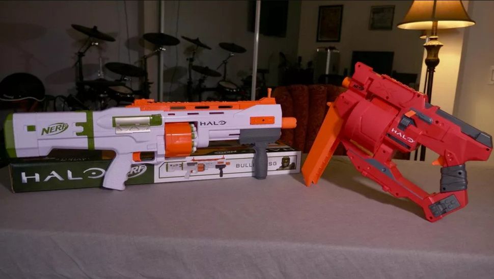Nerf debuts two more Halo Infinite-themed blasters, launching after ...