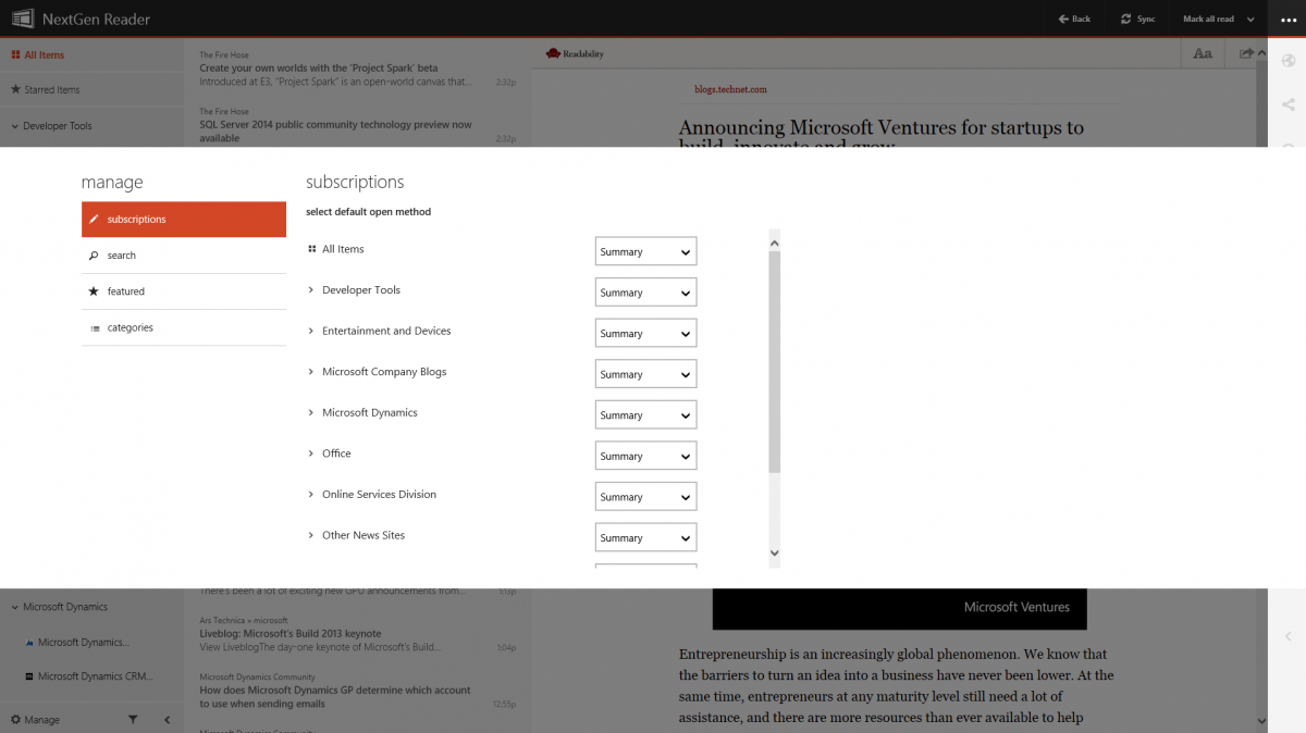 Nextgen Reader Review: Read RSS in style on Windows 8 and Windows Phone | Windows Central