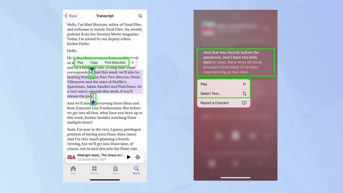 How to read episode transcripts in Apple Podcasts | Tom's Guide