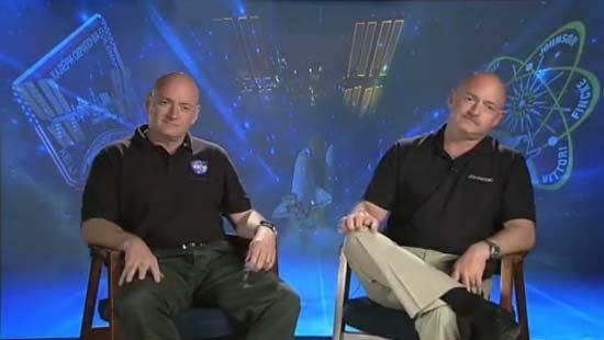 Twins In Space: NASA's Twin Astronauts Mark and Scott Kelly (Photos ...