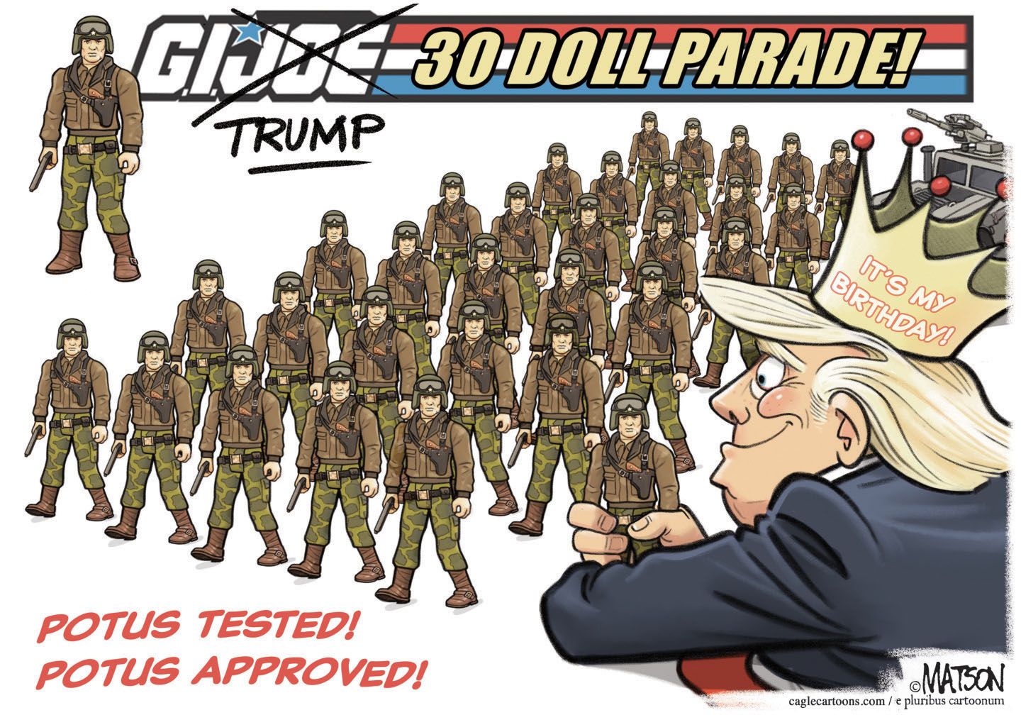 POTUS, politics and child's play | June 14 editorial cartoons | The Week