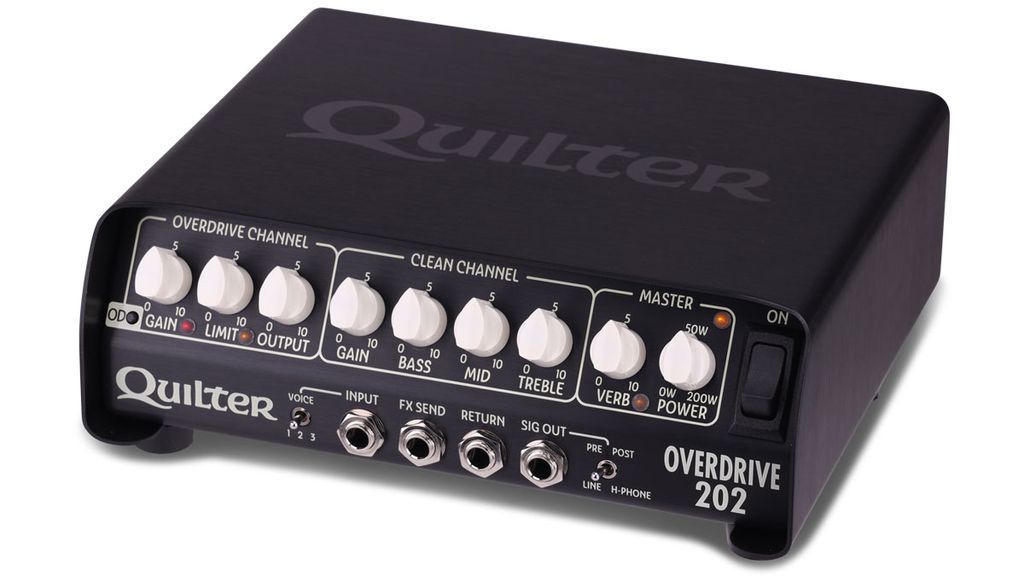 Quilter Labs' OverDrive 202 is a 200W, 2-channel amp that can fit in ...