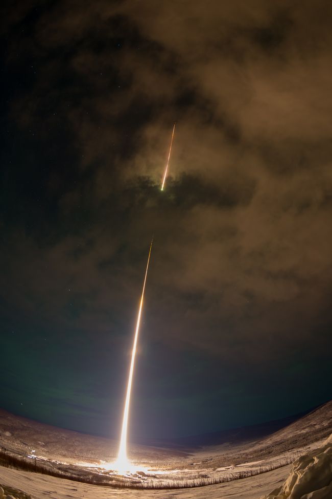 Aurora Experiment Streaks Into Alaska's Sky on Small NASA Rocket ...