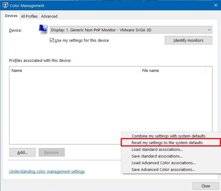 How to find the right color profile for your monitor using Windows 10 ...