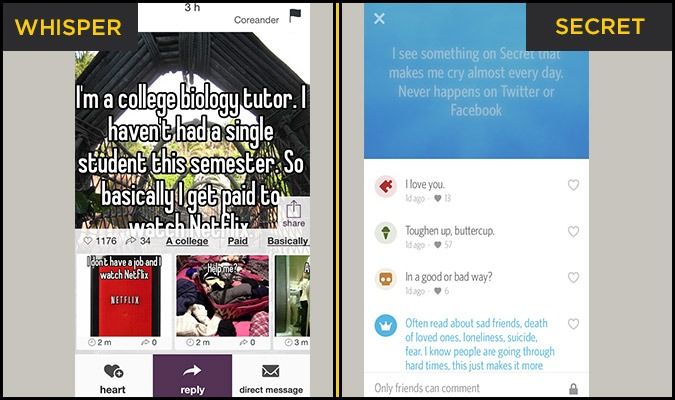 Secret vs. Whisper - Anonymous Sharing Apps - Laptop Mag | Laptop Mag