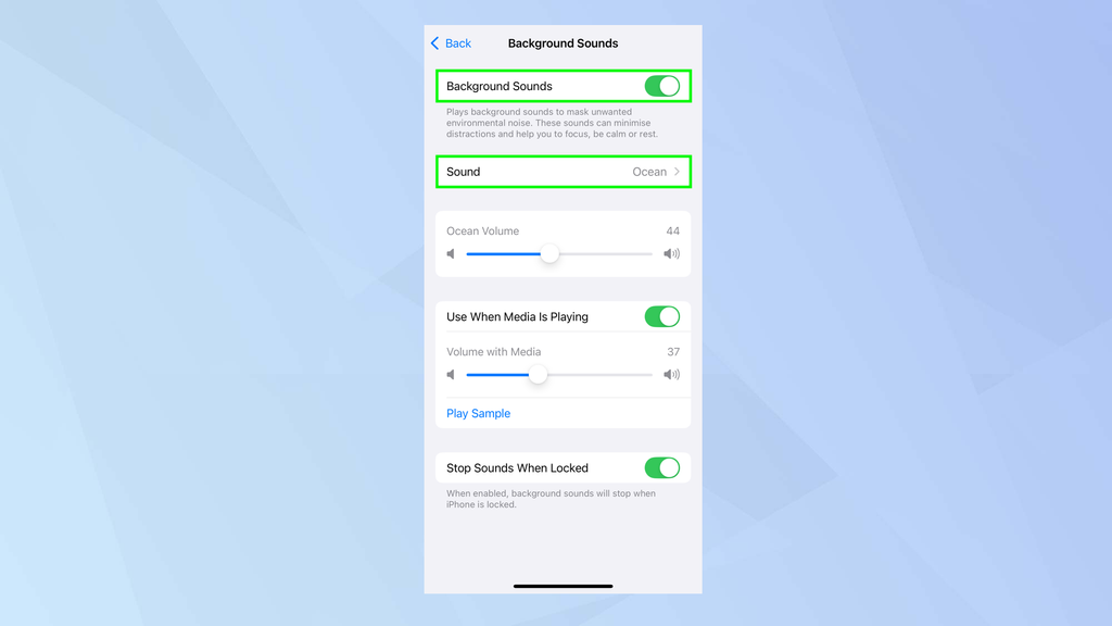How to use iPhone background sounds in iOS 18 | Tom's Guide
