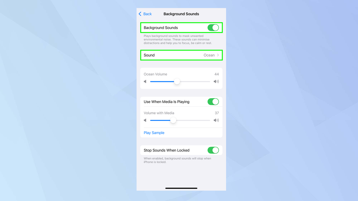 How to use iPhone background sounds in iOS 18 | Tom's Guide