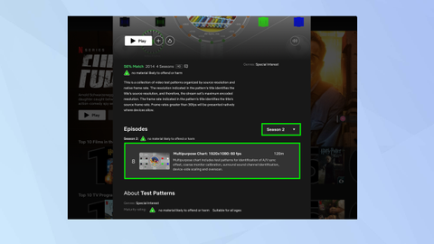 How to use the hidden Netflix test screens to calibrate your TV | Tom's ...