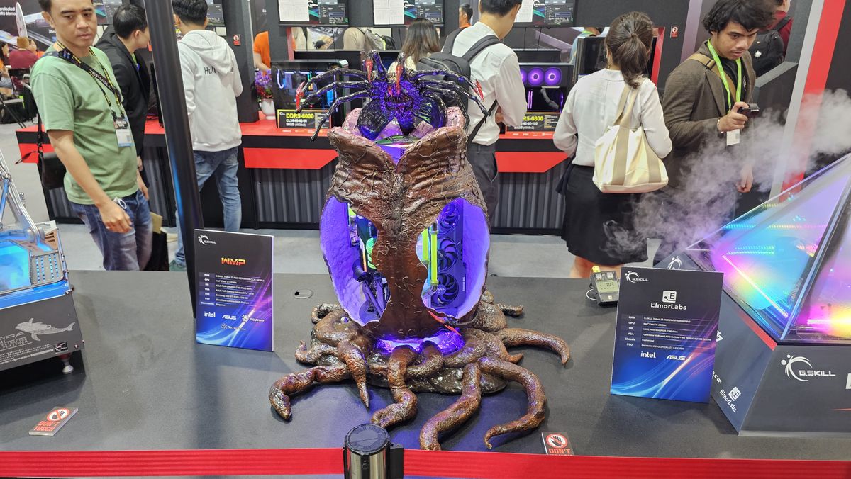 Coolest Case Mods of Computex 2023: Alien Facehuggers, Motorcycles and More | Tom's Hardware