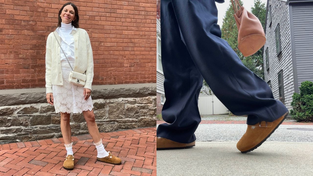 The 3 Best Ways to Style Birkenstock Boston Clogs for Winter | Marie Claire