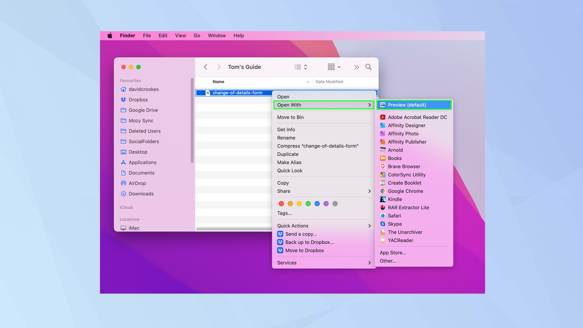 How to edit PDFs on your Mac for free | Tom's Guide