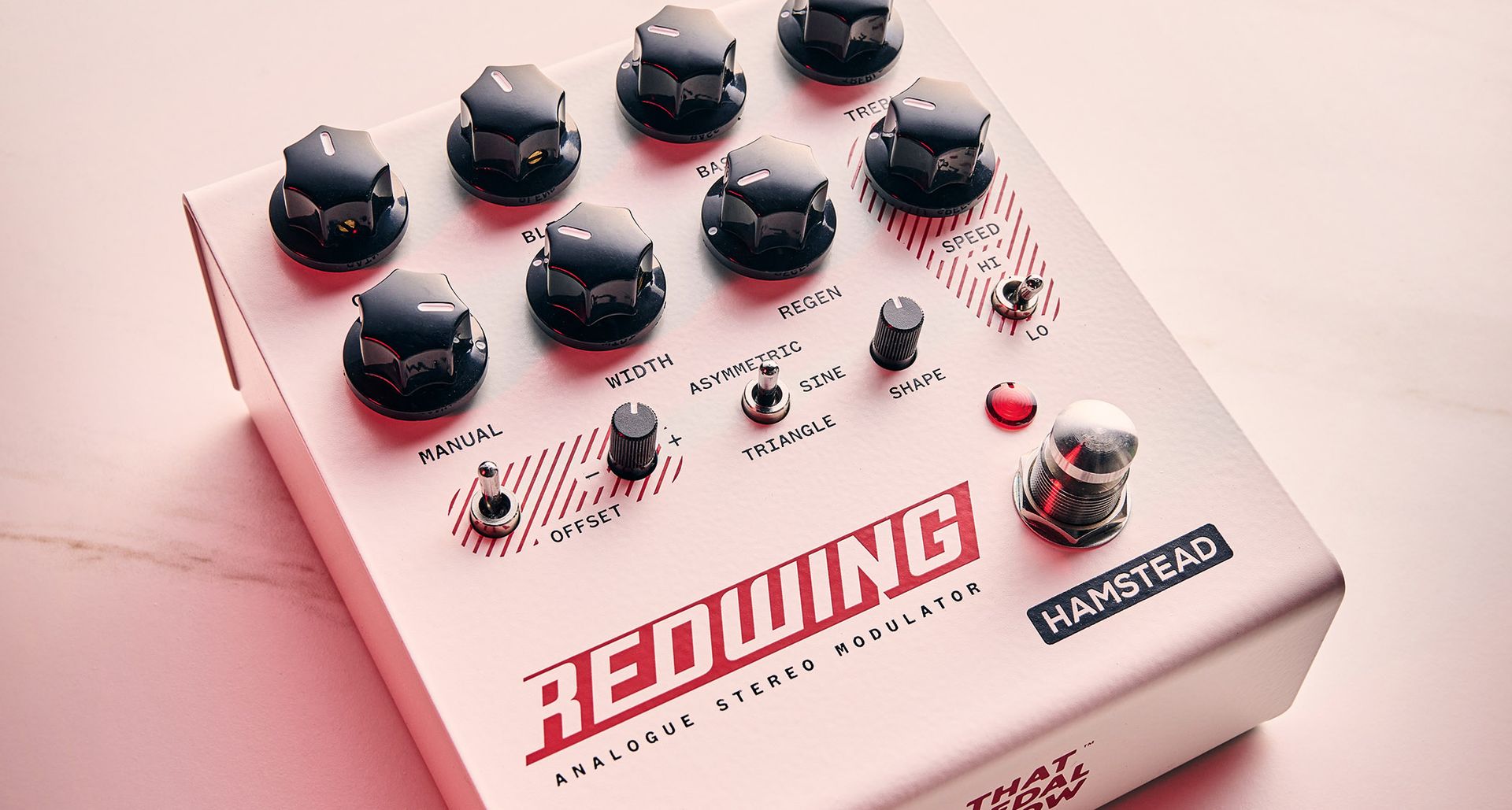 Hamstead x That Pedal Show Redwing Analogue Stereo Modulator review ...