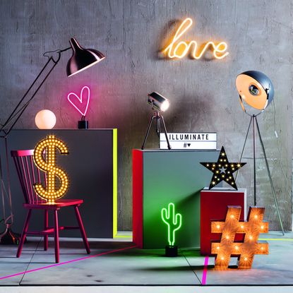 Neon lights are the latest must-have home accessory | Ideal Home