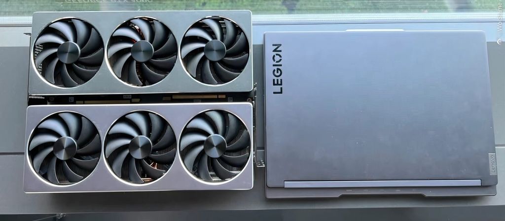 Newly leaked photo of Lenovo RTX 4090 model reveals a huge triple-slot ...