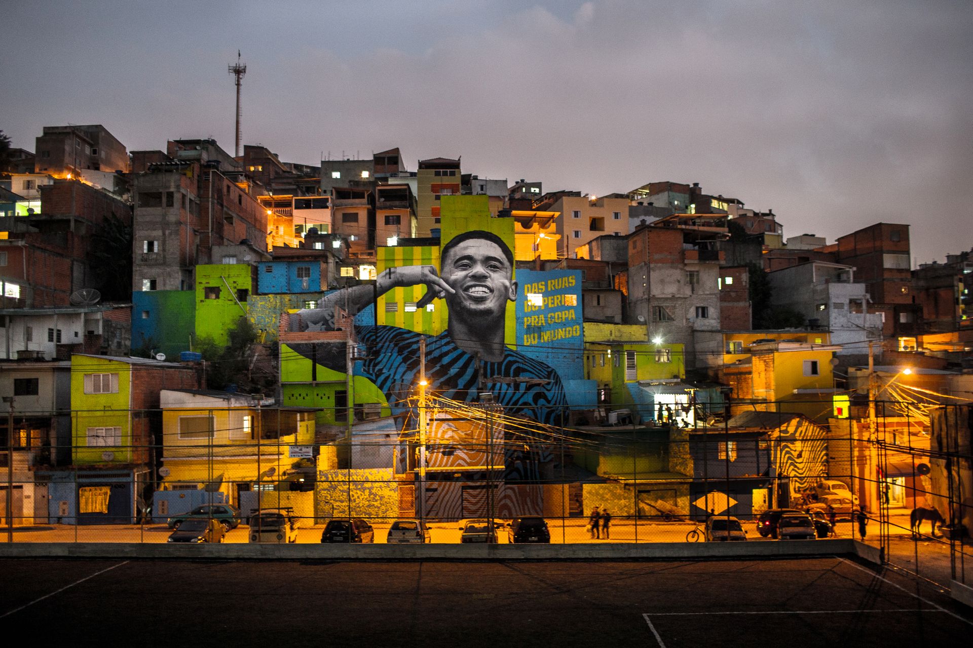 Adidas mural celebrates young football legend | Creative Bloq