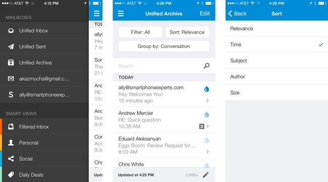 Inky Mail for iPhone and iPad review: A unique approach to tackling ...