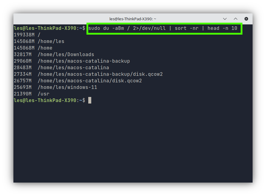 How To Find Large Files On Linux Tom s Hardware