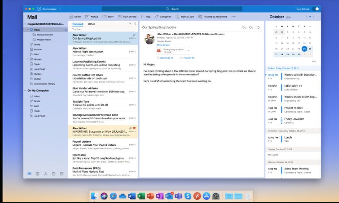 Outlook for Mac rolls out with a fresh new look to prep for Big Sur ...
