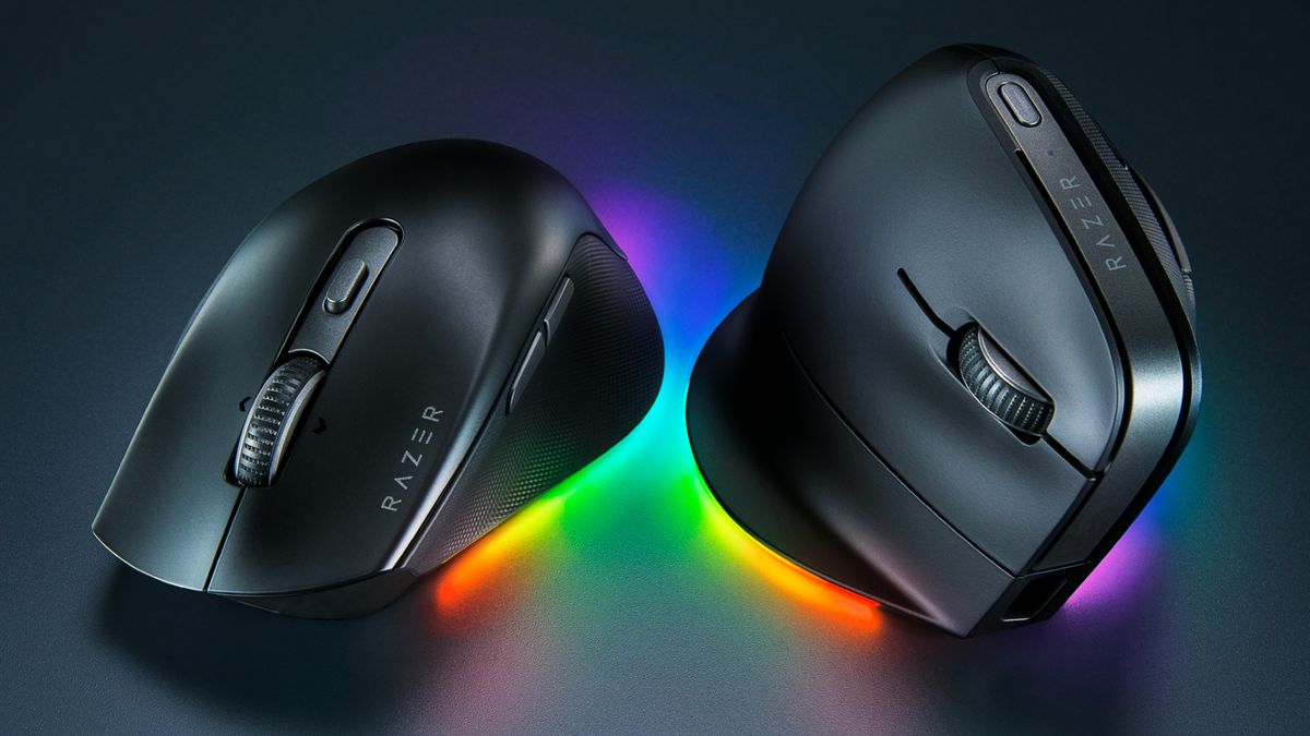 Razer has made a wild-looking wireless ergonomic mouse with six month ...