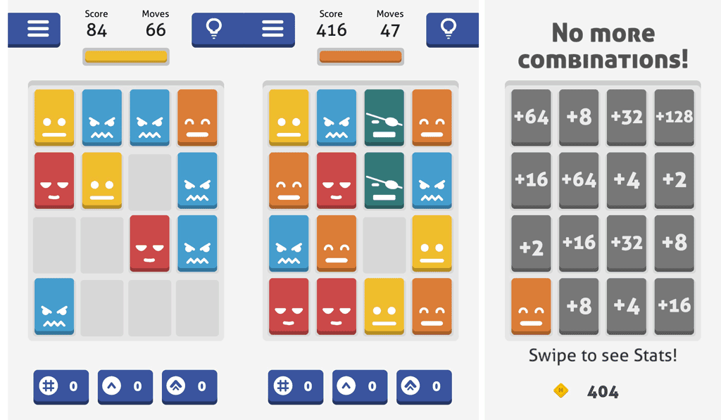 Hues is a colorful game of Threes! that will challenge your brain ...