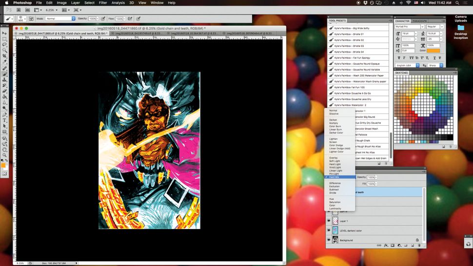 Combine traditional and digital skills to create a comic cover ...