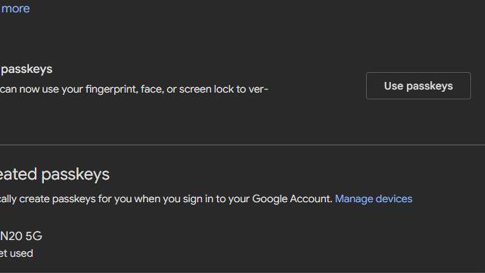 How to set up a passkey for your Google or Gmail account | TechRadar