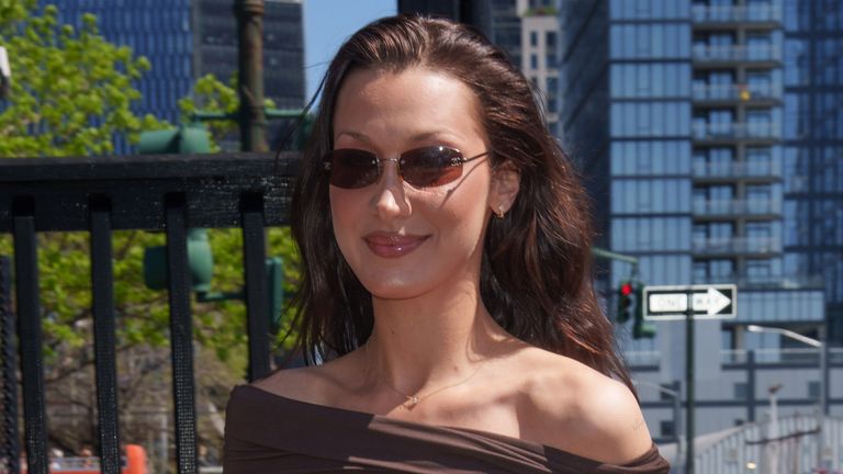 Bella Hadid Makes the Sheer Trend Elegant With a $135 Top | Marie Claire