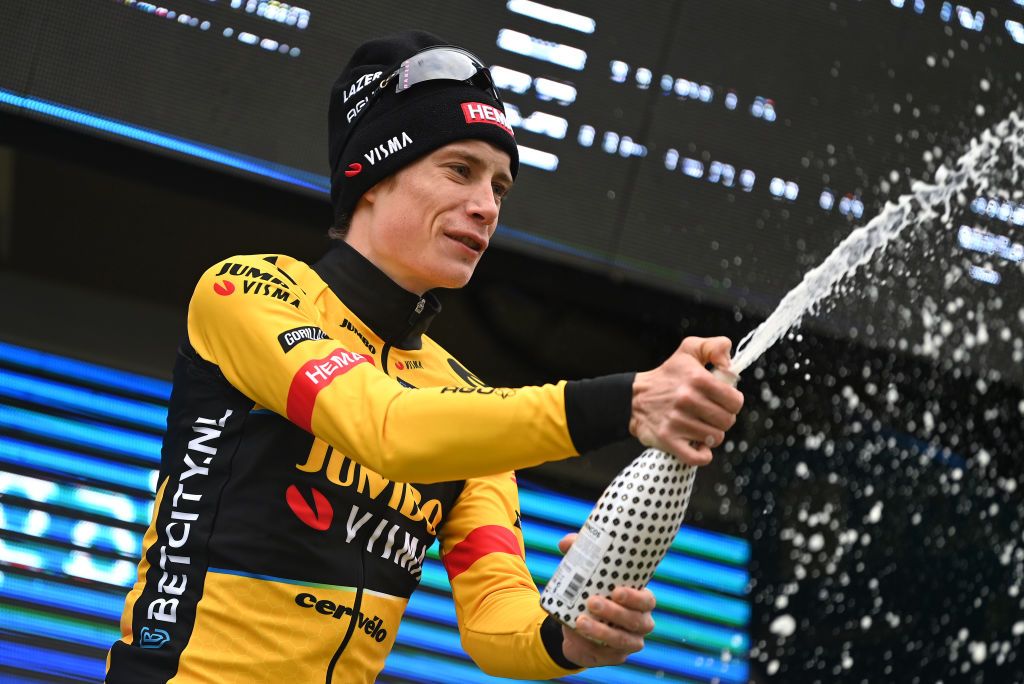 Jonas Vingegaard wins stage 3 atop Alto do Castelo at Gran Camiño ...