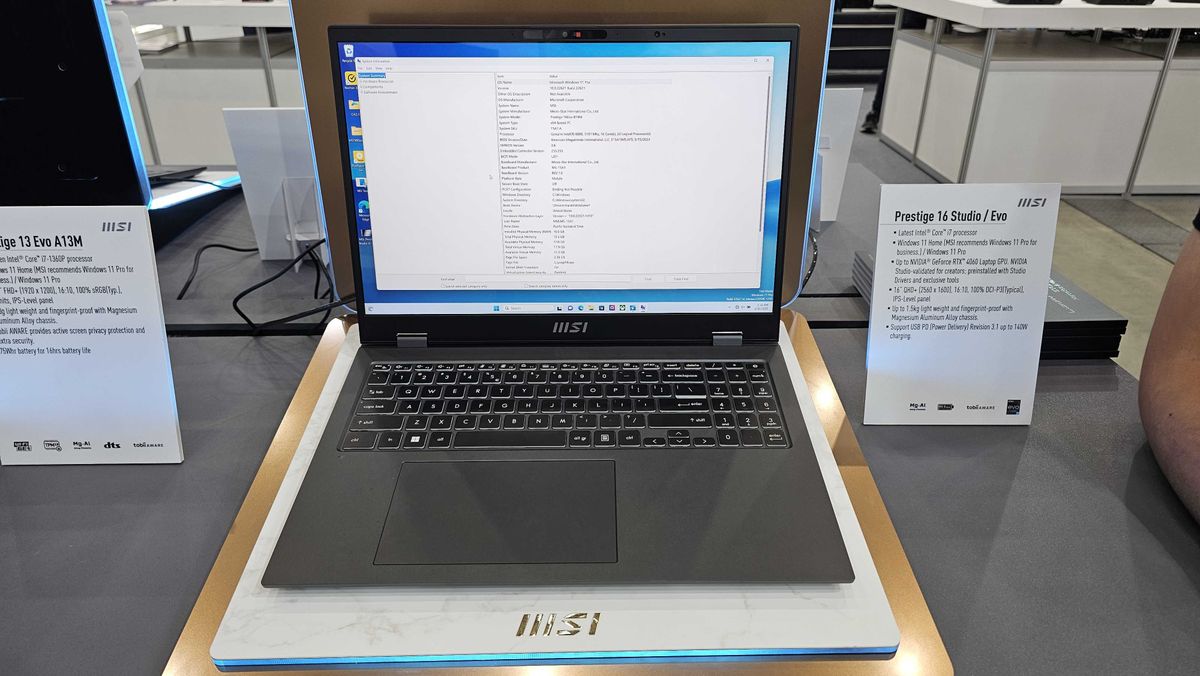 Whoops – did MSI just reveal the world’s first next-gen Intel laptop at ...