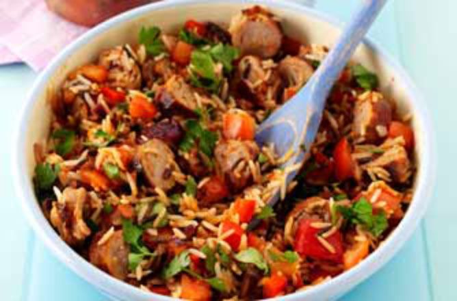 Spicy sausage rice | Dinner Recipes | GoodtoKnow