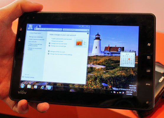 Viliv X70 Tablet Hands-On: Slate With a Touchpad | Laptop Mag