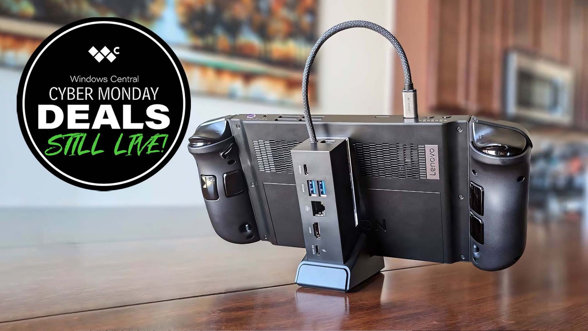 This docking station actually fits the larger ROG Ally X and Legion Go ...