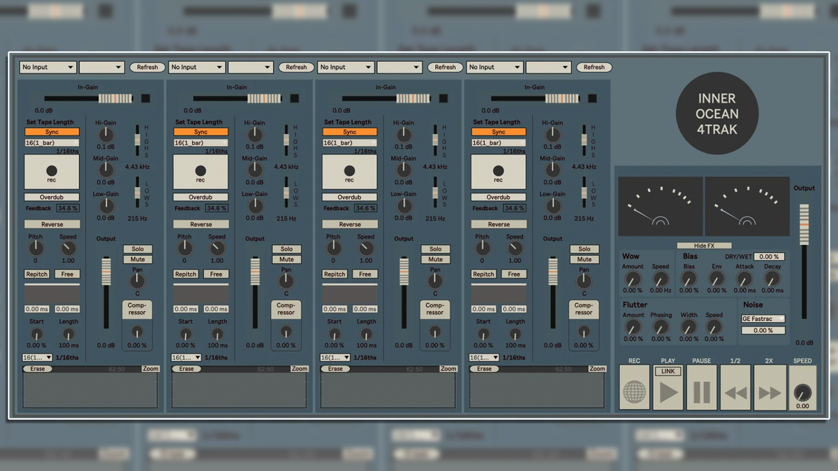Inner Ocean's 4trak brings the Tascam Portastudio into Ableton Live ...