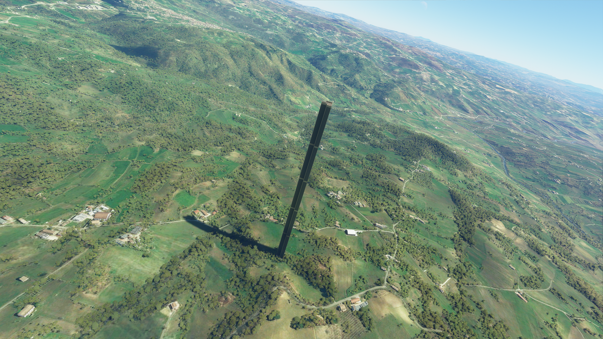 Another intimidating obelisk has been found in Microsoft Flight ...