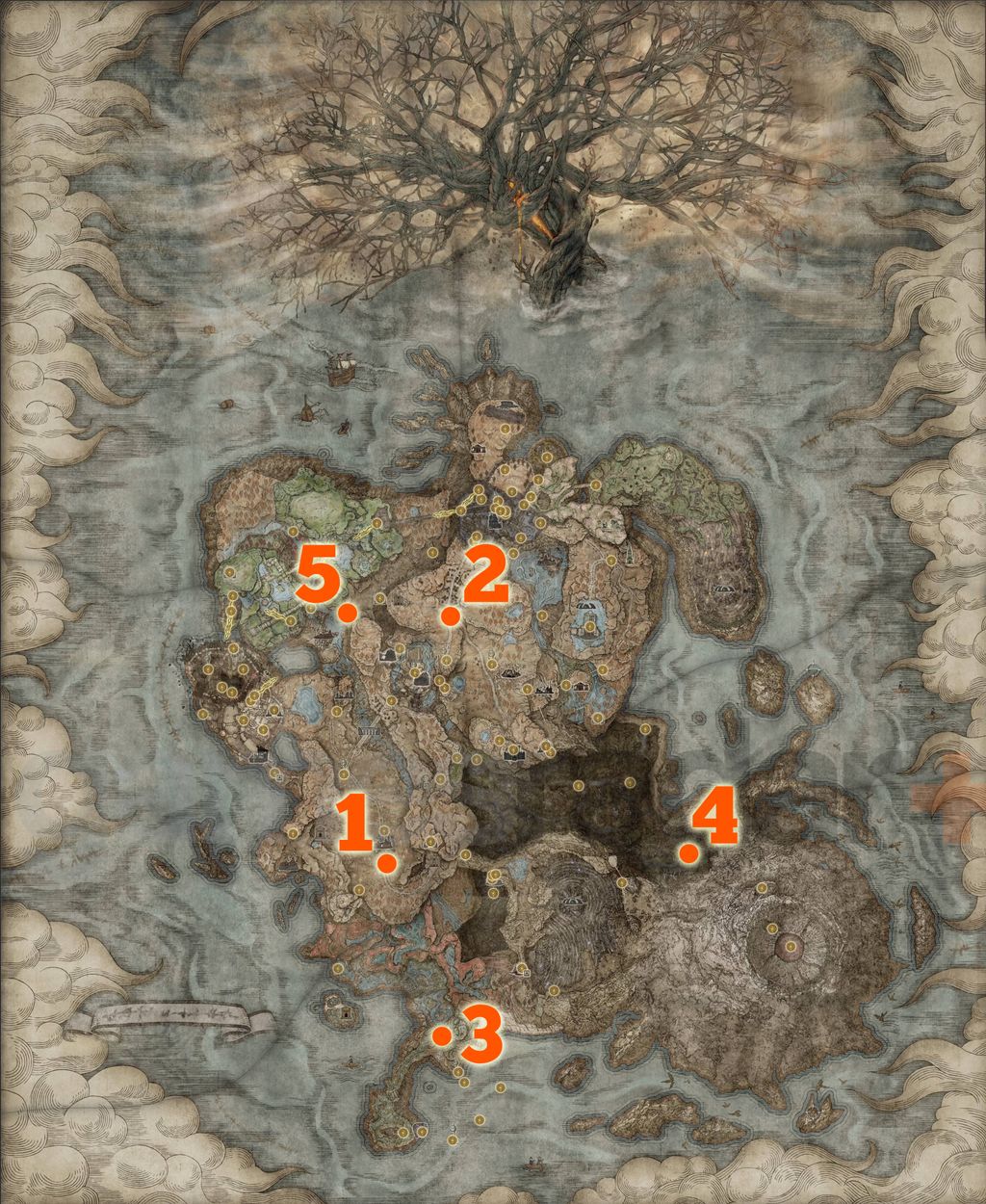 Shadow of the Erdtree Map Fragment locations | GamesRadar+