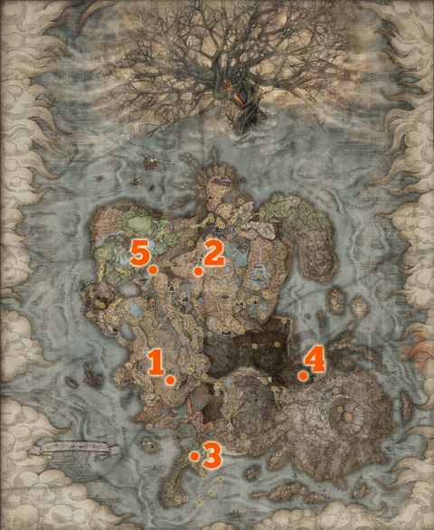 Shadow of the Erdtree Map Fragment locations | GamesRadar+