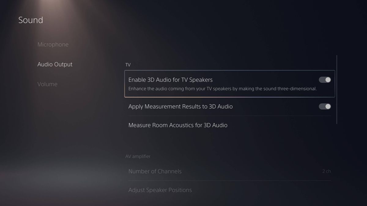 How to enable PS5 3D audio for TV speakers | TechRadar