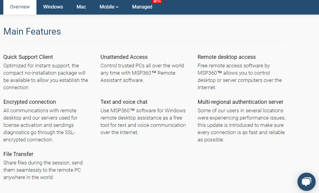 MSP360 Remote Assistant review: Great free remote access software ...