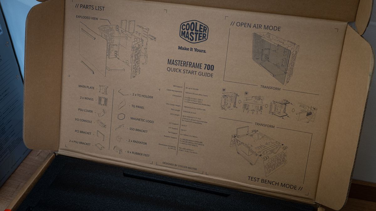 Cooler Master MasterFrame 700 Review: A Talented Showcase | Tom's Hardware