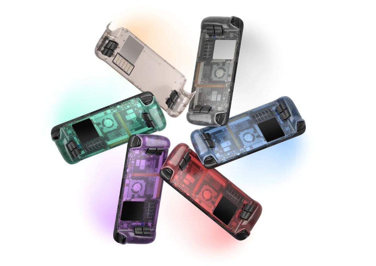 JSAUX embraces retro aesthetics with a fully transparent Steam Deck ...