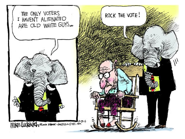 Political cartoon GOP Rock the Vote midterms | The Week