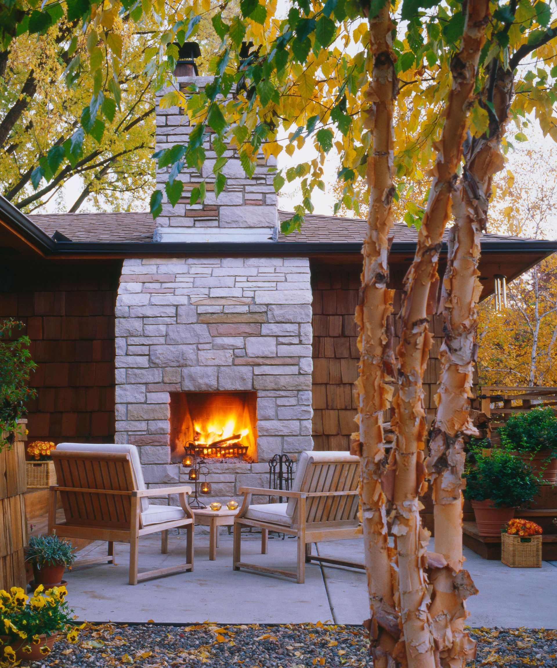 Outdoor fireplace ideas: 16 ways to stay cozy outside | Gardeningetc