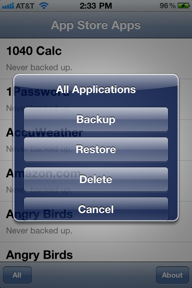 Daily Tip: How to save your application data using appbackup [jailbreak] | iMore