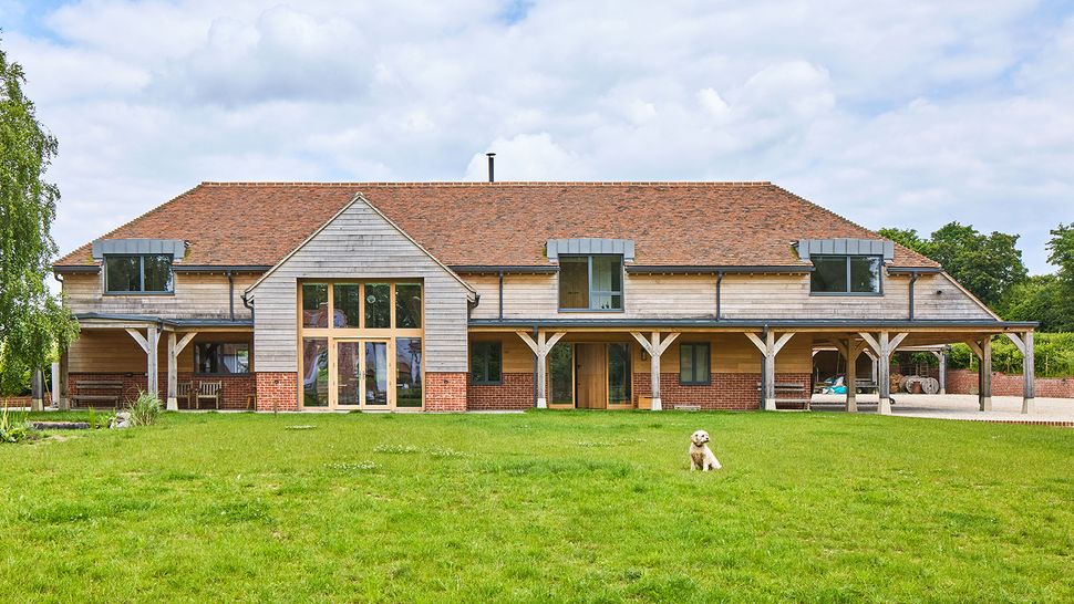 An oak frame future-proofed home built with space for all the family ...
